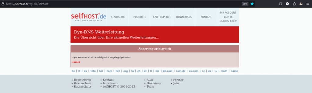 6. Optional: DynDNS mit Fritzbox: Einrichtung des kostenlosen DynDNS ...